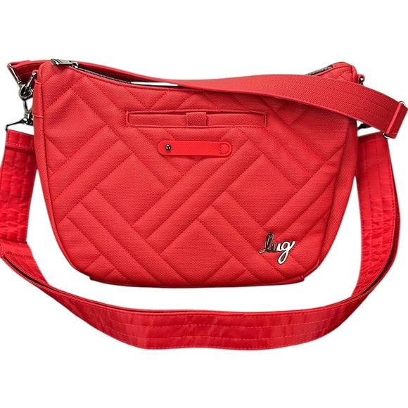 lug | Bags | Lug Red Harmony Matte Luxe Vl Crossbody Rfid Protection ...